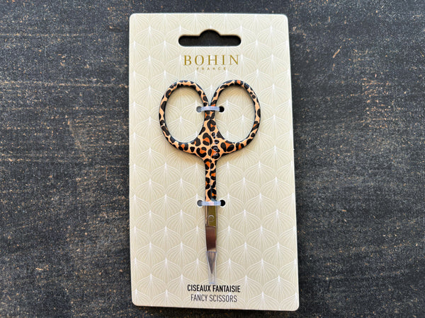 Scissors - Leopard Print – the knit cafe